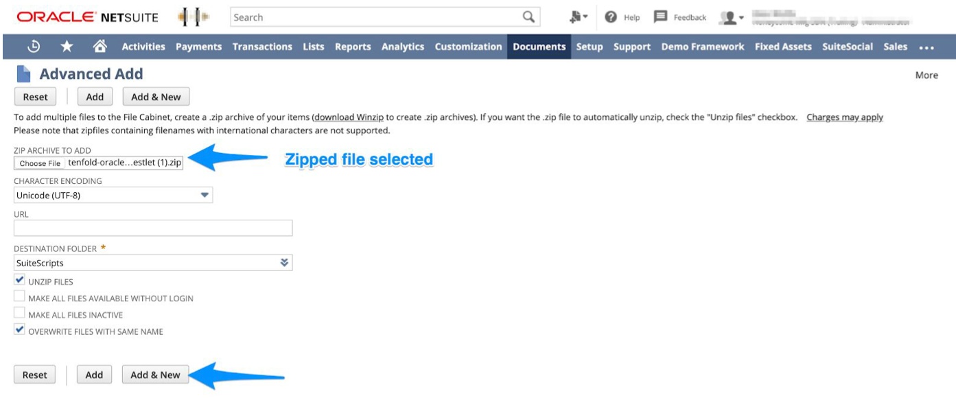 Oracle NetSuite integration guide