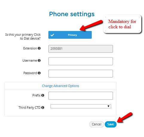 Troubleshoot Click to Dial