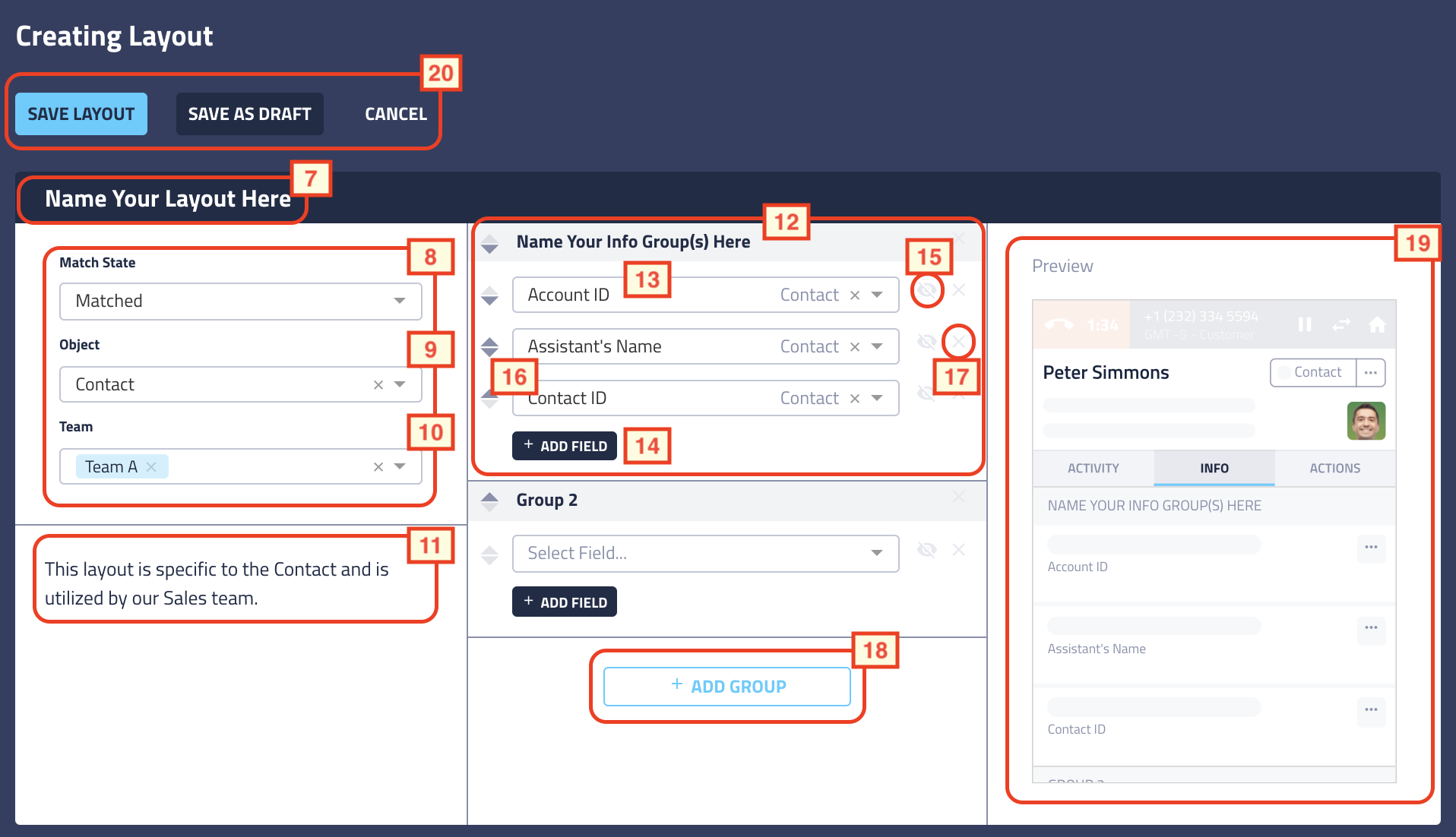 Tenfold Info Tab (Custom Information Tab)