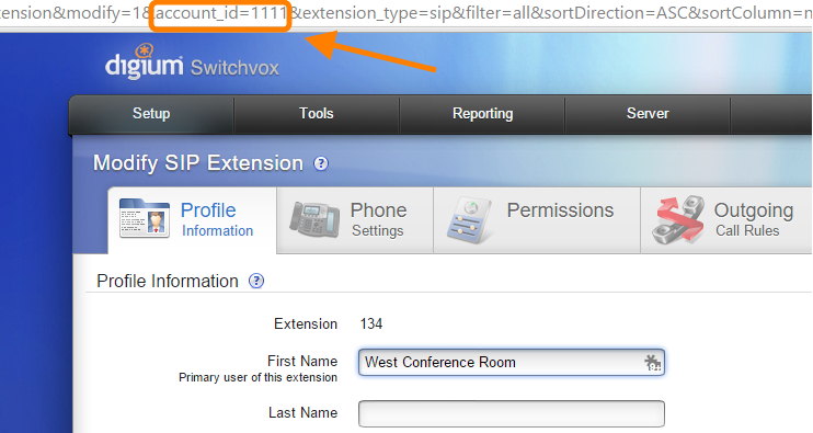 Set up Click to Dial for Digium Switchvox