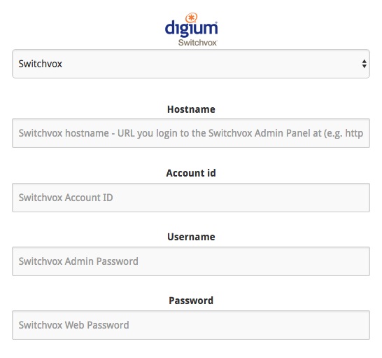 Set up Click to Dial for Digium Switchvox