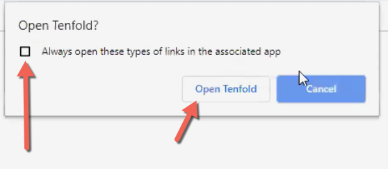 Implement Tenfold Click to Dial tags in a custom web app