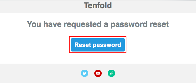 Set or reset your Tenfold Dashboard password