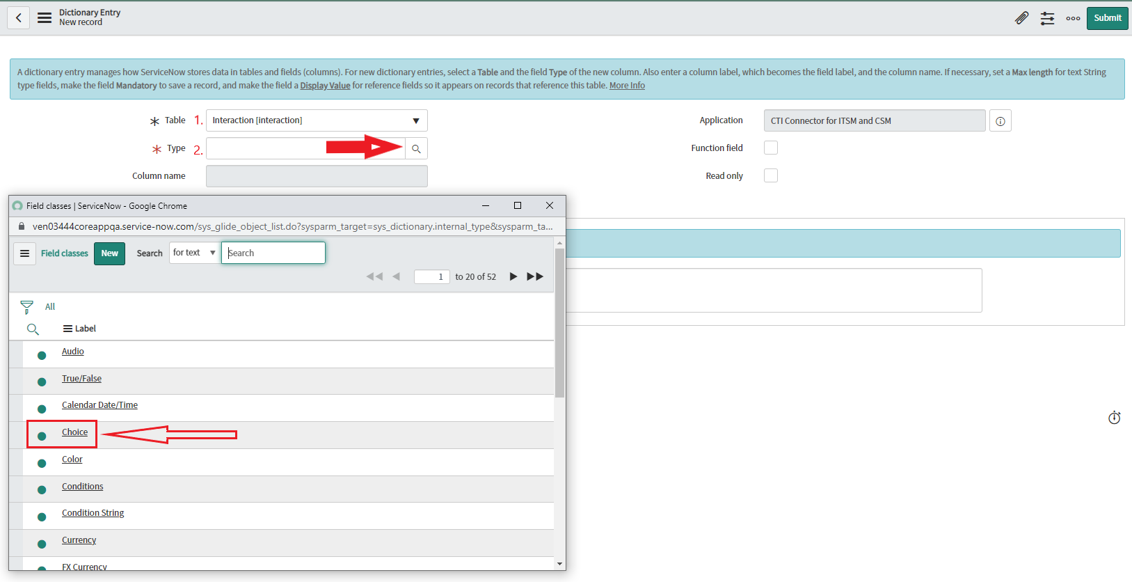 Custom Interaction Dispositions