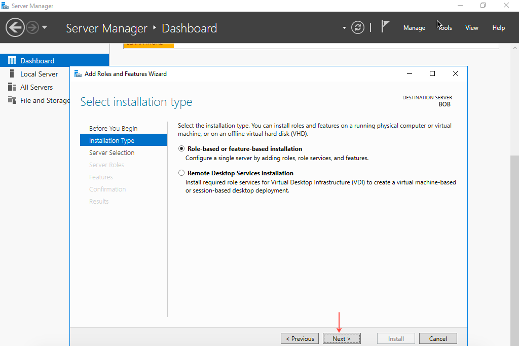 Set up an AD FS server and configure SSO