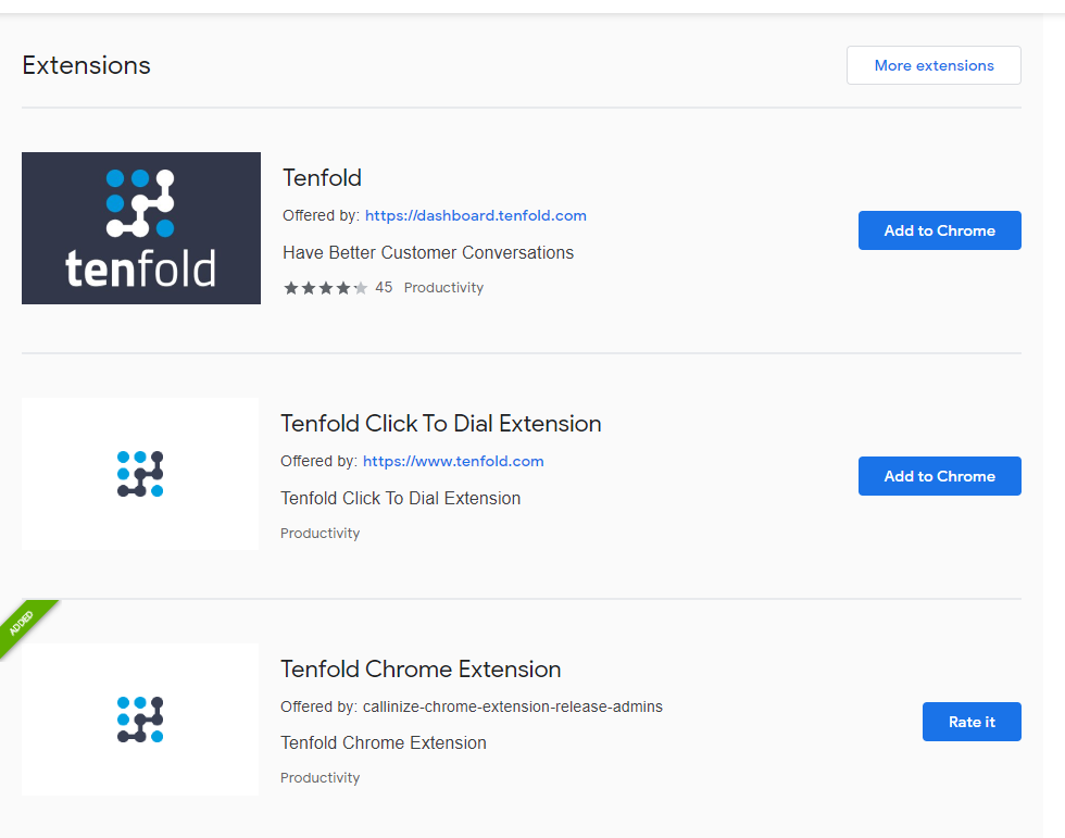 Install and update the Tenfold Chrome Extension (v4 Update) Floating UI