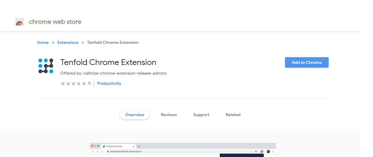 Install and update the Tenfold Chrome Extension (v4 Update) Floating UI