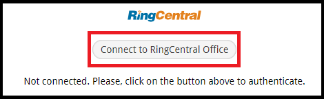 RingCentral Office Integration